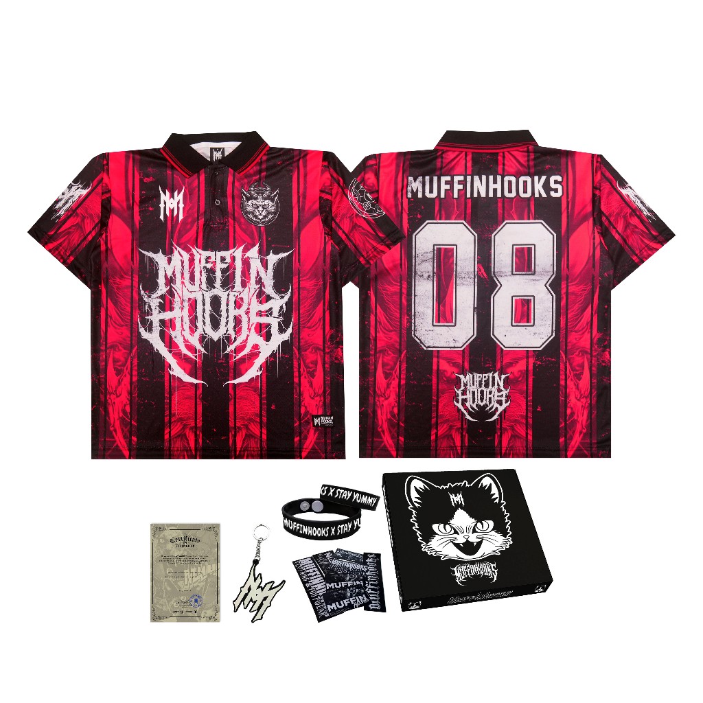 Jual Muffinhooks Jersey MTL BLD 08 Red | Shopee Indonesia