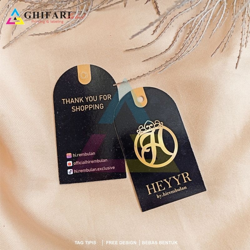 Jual SUPER MURAH/hangtag custom/Free desain!!! hangtag pakaian/hangtag ...