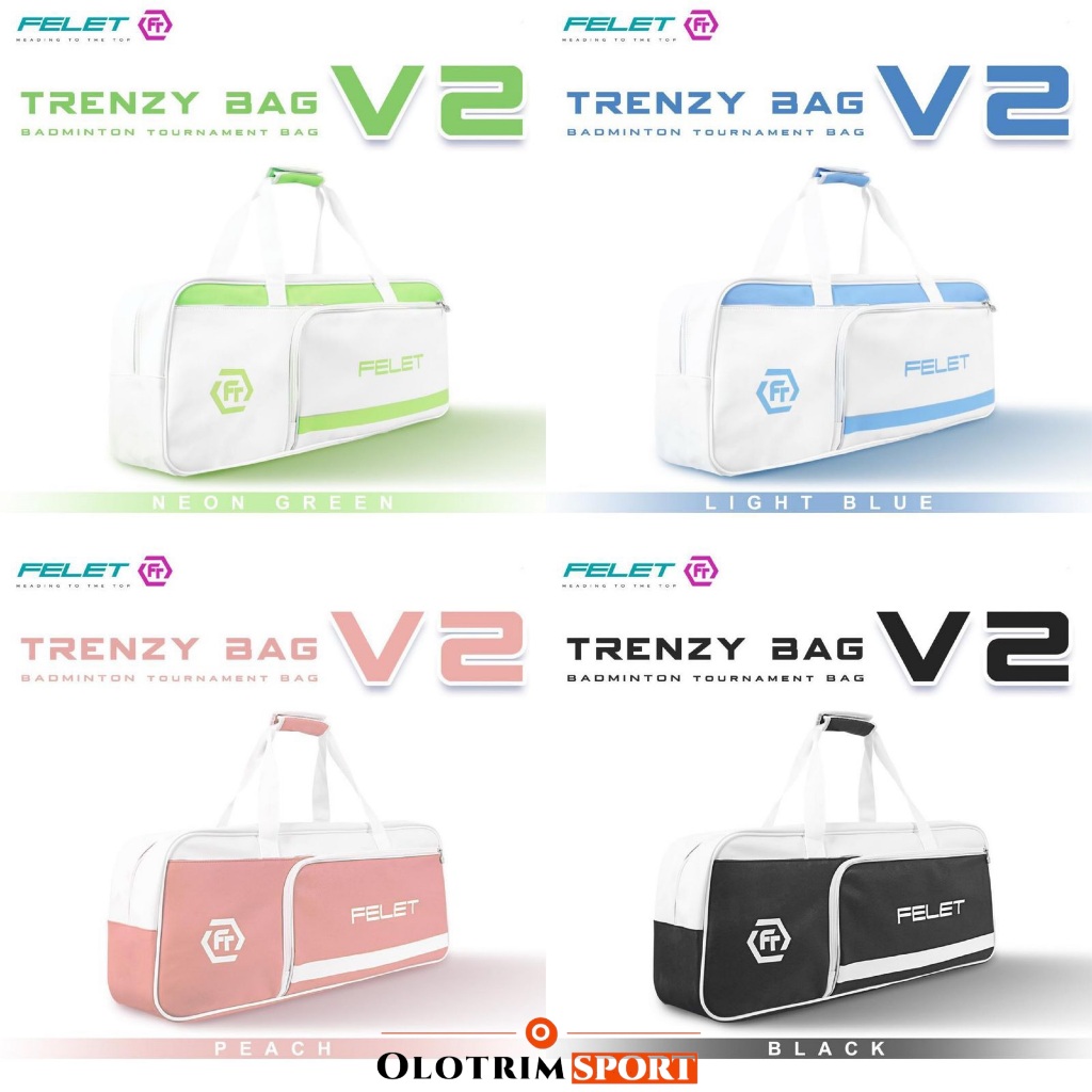Jual Tas Badminton FELET TRENZY V2 PRO TOURNAMENT BAG SQUARE Petak ...