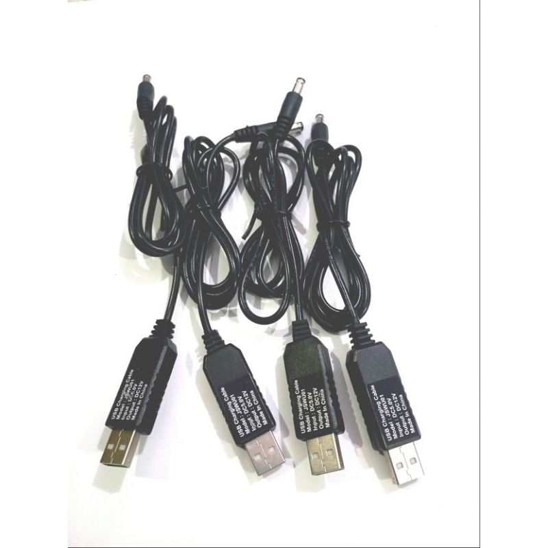 Jual KABEL USB STEP UP 5V KE 12V CHARGING CABLE ADAPTOR KE POWERBANK ...