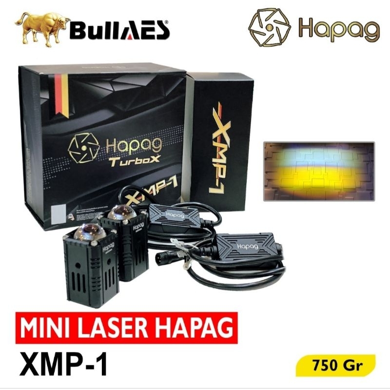 Jual Mini Laser Bull AES XMP-1 pengganti RX1 28 watt devil eyes - Biru ...