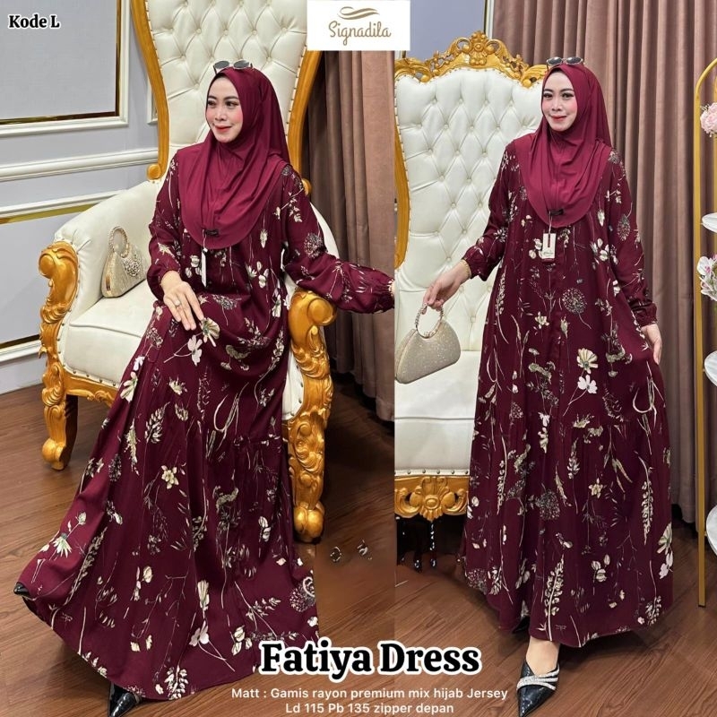 Jual (GAMIS + HIJAB) Fatiya Set - Felisha Set - Ayasha Set - Keysa Set ...