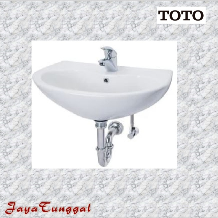 Jual TOTO WALL HUNG LAVATORY 1 TAP HOLE / BODY WASTAFEL LW240CJ ...