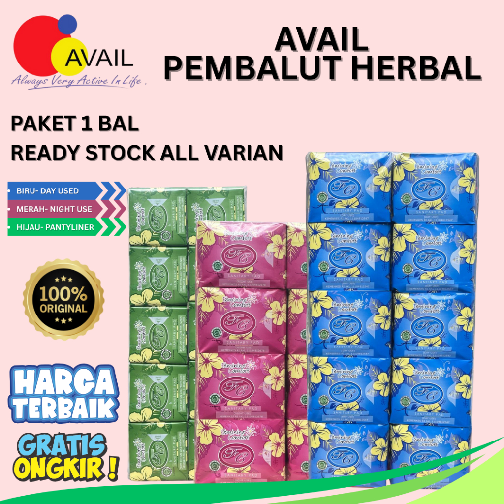 Jual AVAIL PEMBALUT HERBAL ORIGINAL ALL VARIAN PAKET 1 BAL | Shopee ...