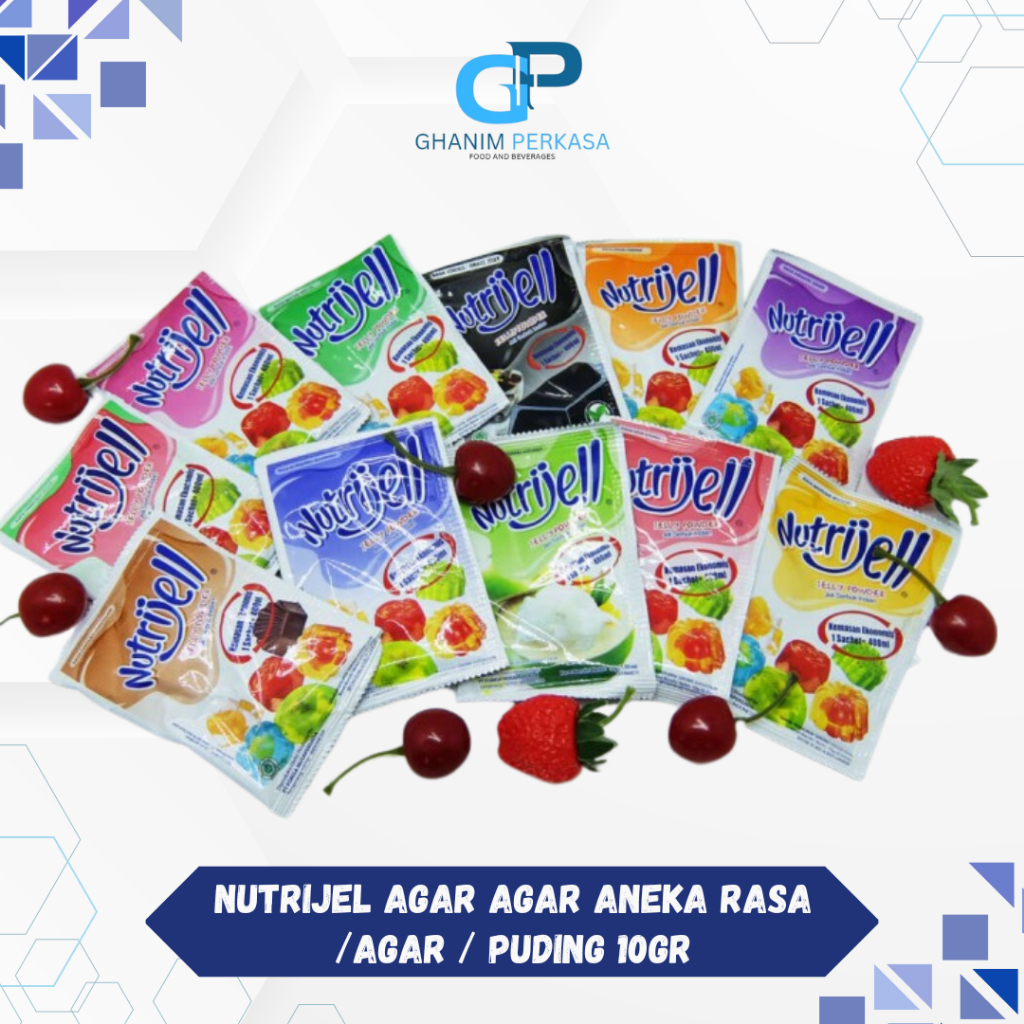 Jual Nutrijel Agar Agar Aneka Rasa /Agar / Nutrijel Buah / Puding 10gr ...
