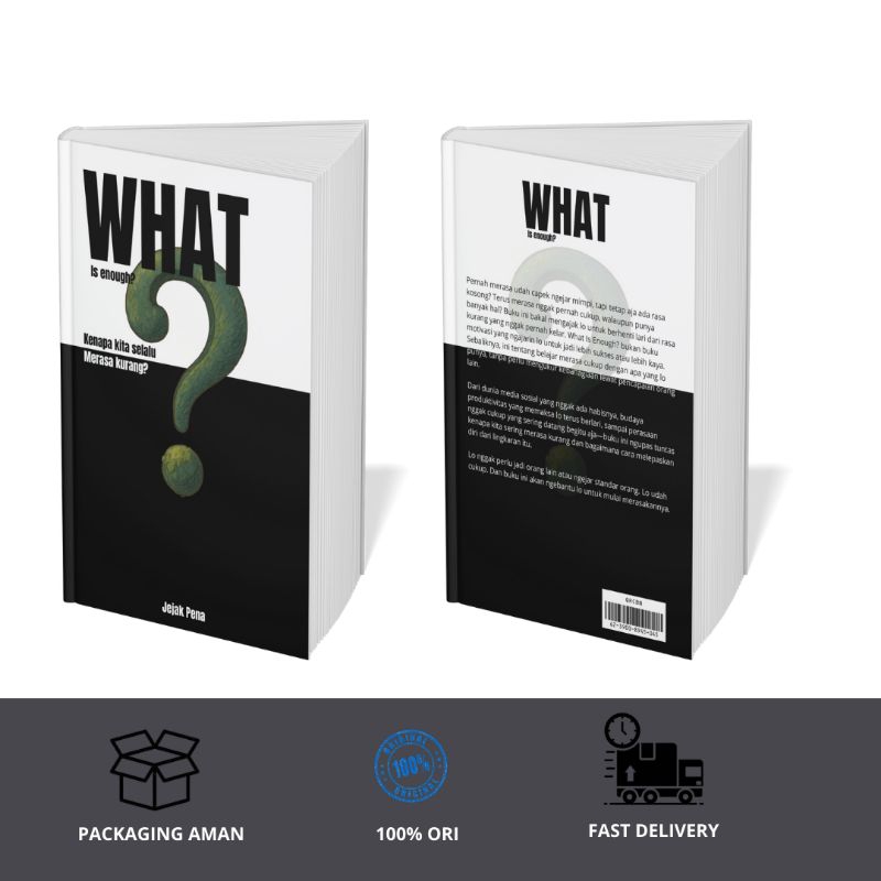 Jual Buku Self Improvement What is Enough? – Cara Atasi Overthinking ...