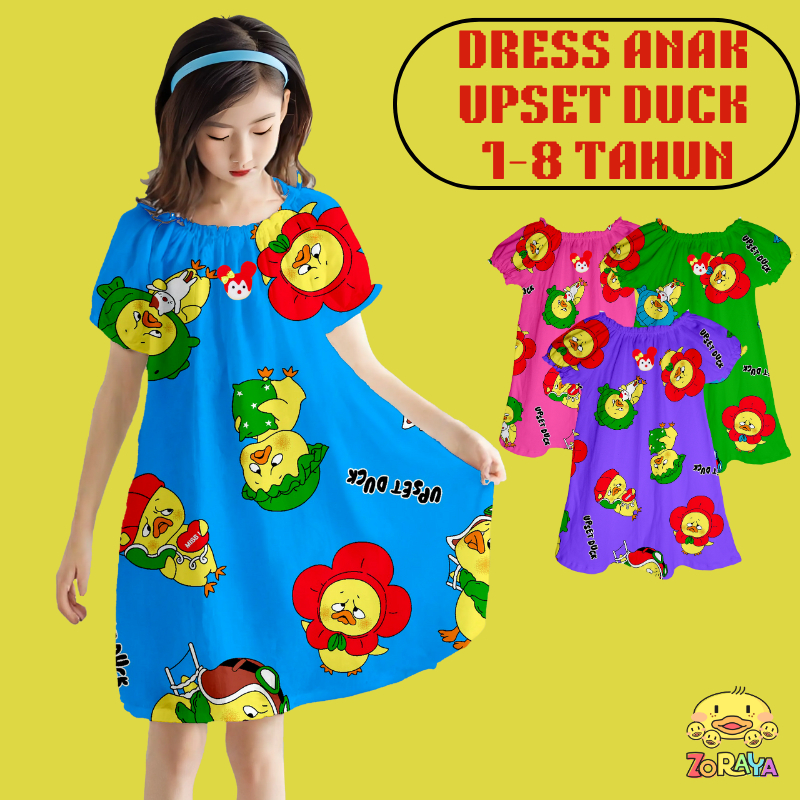 Jual Daster Anak Upset Duck 1 - 8 Tahun Model Lengan Pendek / Dress ...
