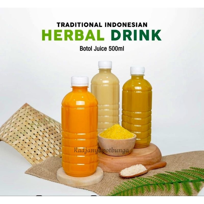 Jual Botol Juice 500 ml / Botol Plastik / Botol Jamu / 500 ml (Pack isi ...