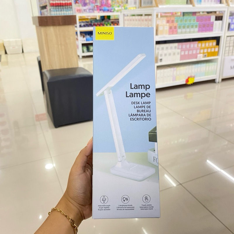 Jual Miniso Classic Foldable Rechargeable Desk Lamp White / lampu malam ...