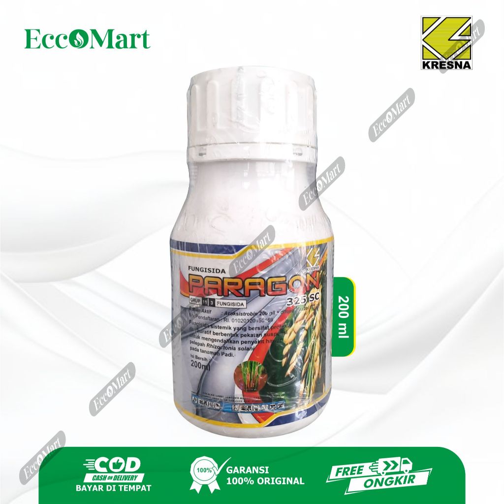 Jual paragon 325EC 200 ml Fungisida Sisitemik Azoksistrobin 200g/l dan ...