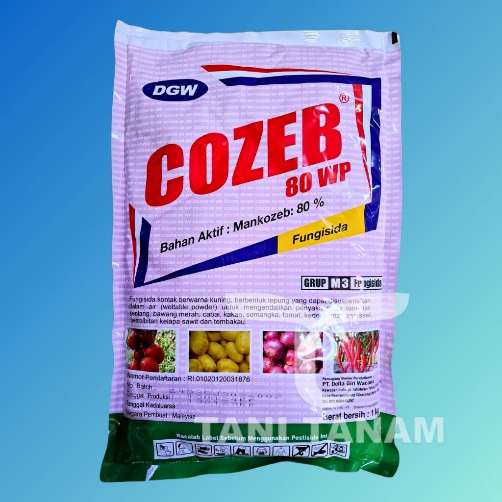 Jual COZEB MERAH 80 WP 1 KG FUNGISIDA PENGENDALI PENYAKIT | Shopee ...