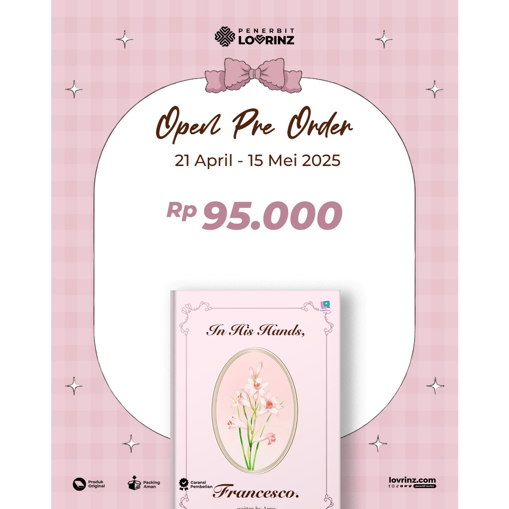 Jual Buku Puisi Original In His Hands, Fransesco oleh Anna - Penerbit ...