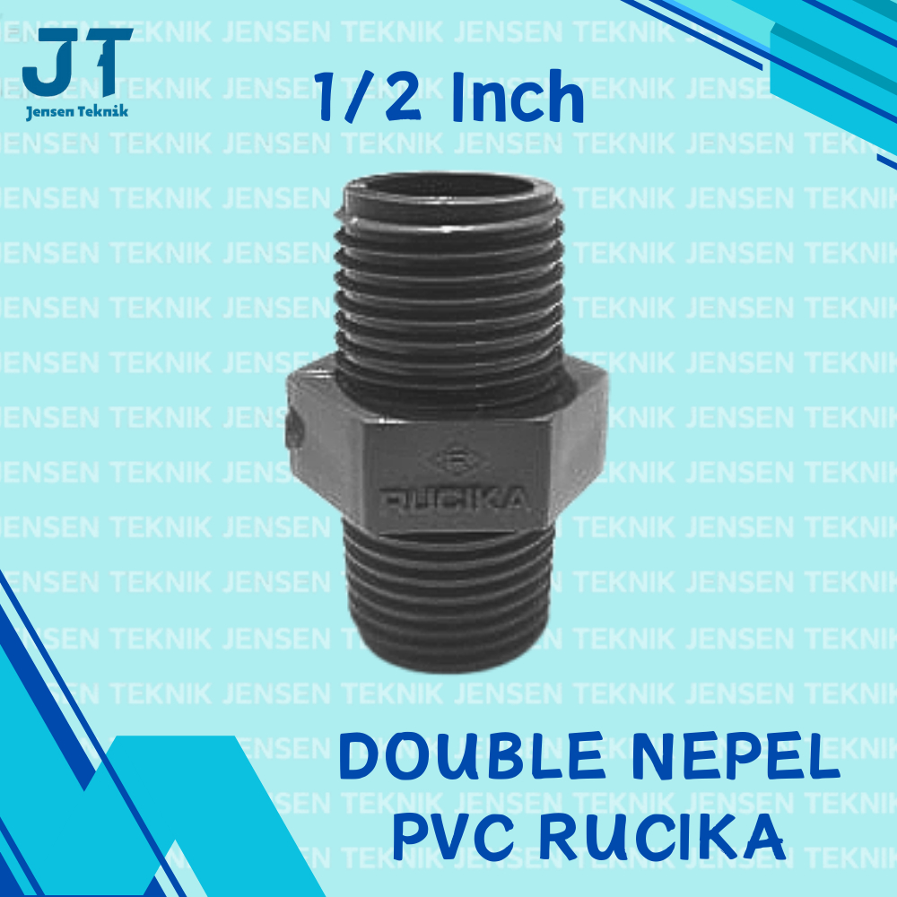 Jual Double Nipple PVC 1/2 Inch Rucika | Shopee Indonesia