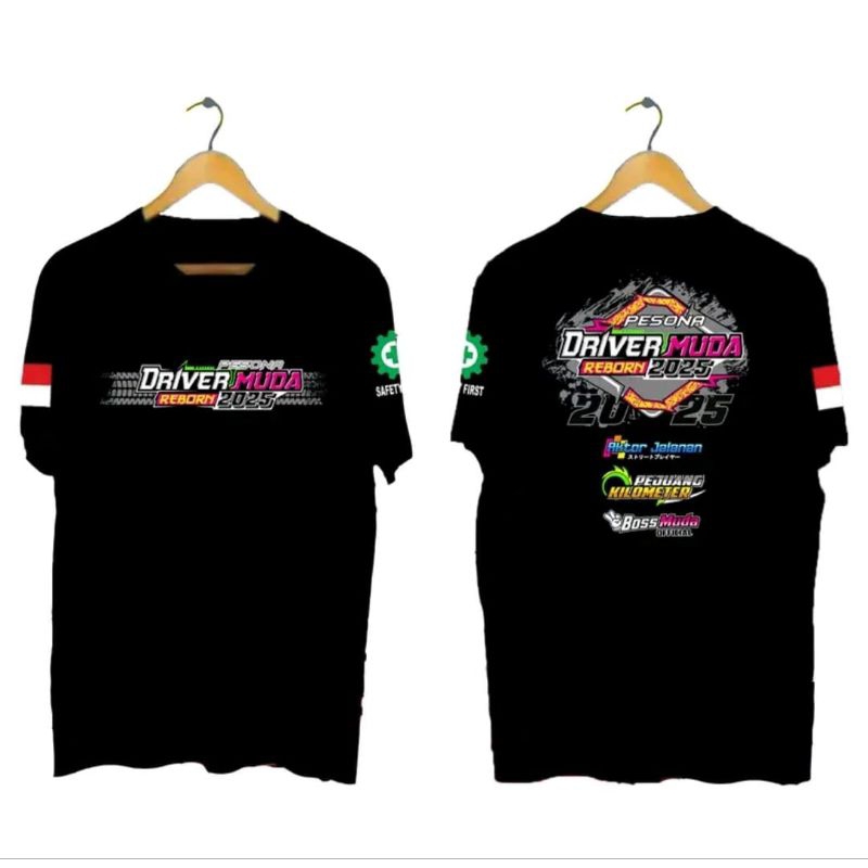 Jual Kaos Pesona Driver Muda Reborn 2025-Desain Keren Komunitas Driver ...