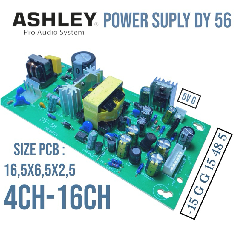 Jual power supply DY-56 ASHLEY suplai mixer Ashley DY-56 Ashley 8 ...