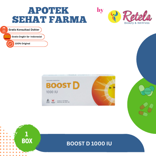 Jual BOOST D 1000 IU 1 BOX 3 STRIP | Shopee Indonesia