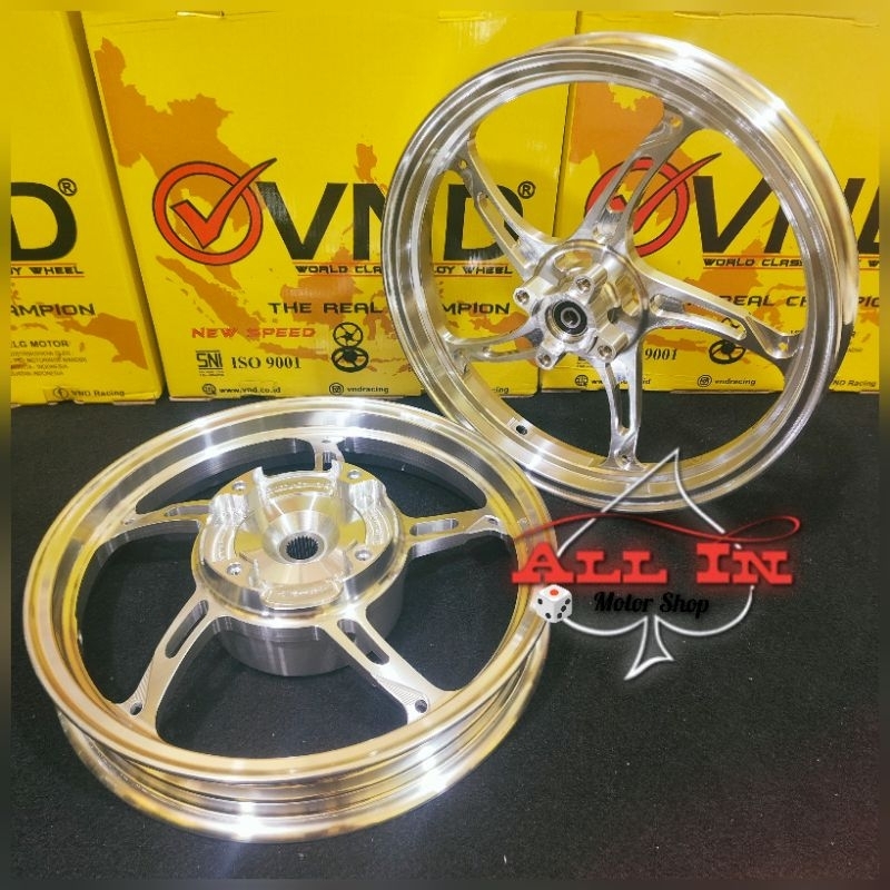 Jual VND VELG RACING NEW SPEED VARIO 160 ABS & STYLO 160 ABS UK 185/215 ...