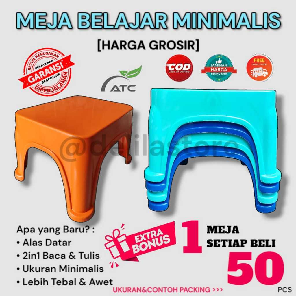 Jual Meja Belajar Minimalis | Meja Baca/Tulis | Lekar Ngaji Plastik ...