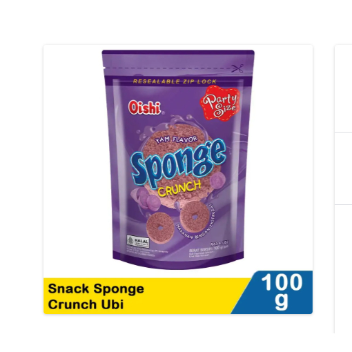 Jual oishi snack sponge crunch 100g | Shopee Indonesia