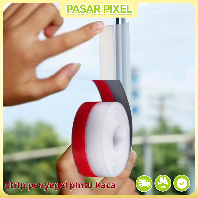 Jual Strip penyegel pintu kaca, celah pintu dan jendela, stiker kaca ...