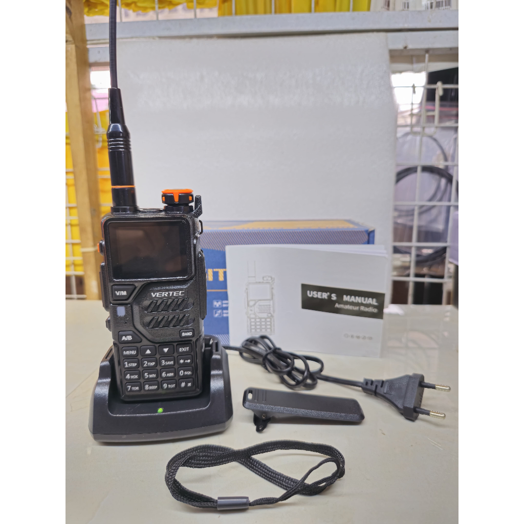 Jual HT VERTEC UV-K5 Plus Multiband VHF UHF 8Watt USB Type C Radio FM ...