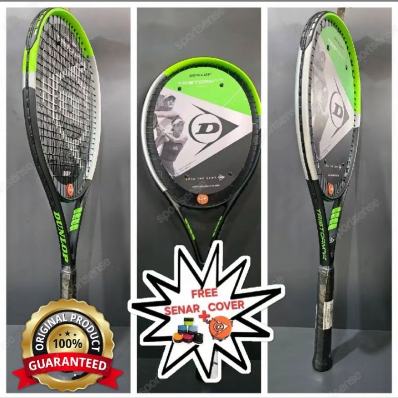 Jual Raket Tenis Tennis Dunlop Tristorm Elite 270g Original Bonus Senar ...