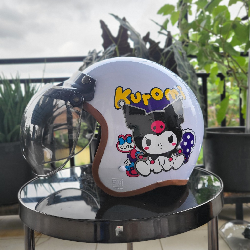 Jual King Helmet 279 - Helm Anak Premium Bogo Cowo Pria Karakter Kuromi ...