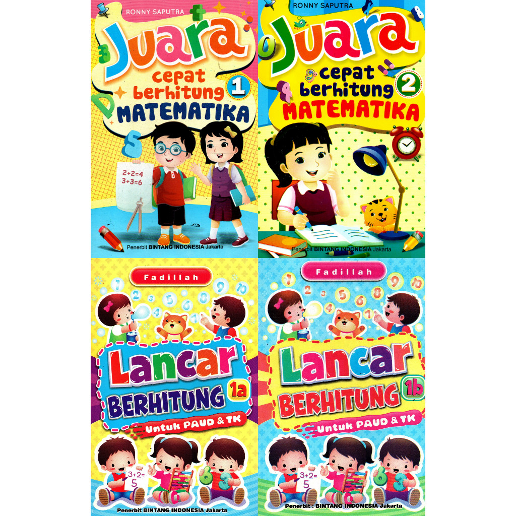 Jual Buku Juara Cepat Berhitung Matematika, Lancar Berhitung untuk PAUD ...