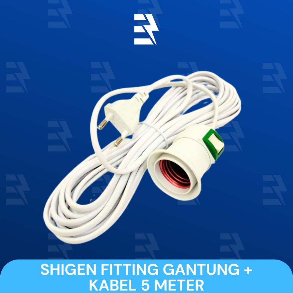 Jual SHIGEN FITTING GANTUNG + KABEL 7 METER | Shopee Indonesia
