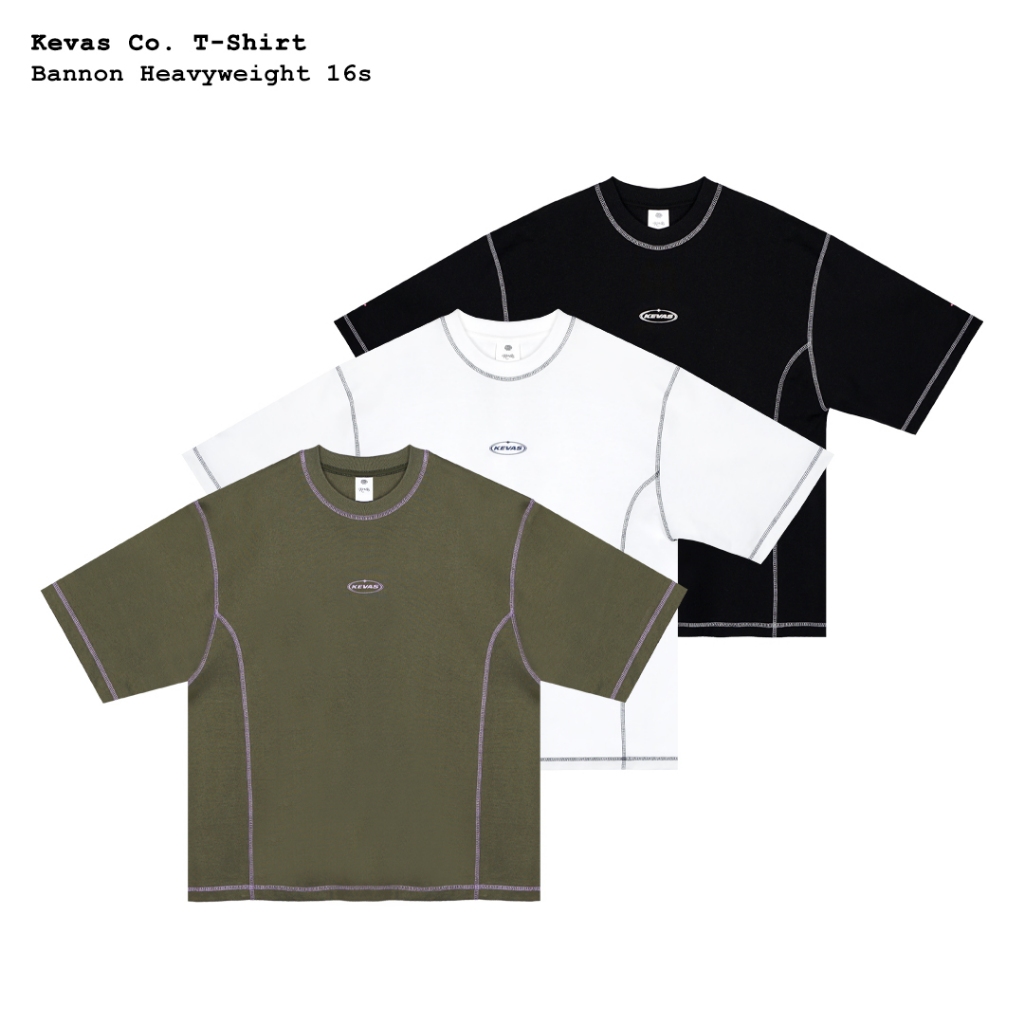 Jual Kevas Bannon Heavyweight T-Shirt 16s (Boxy Oversized) | Shopee ...