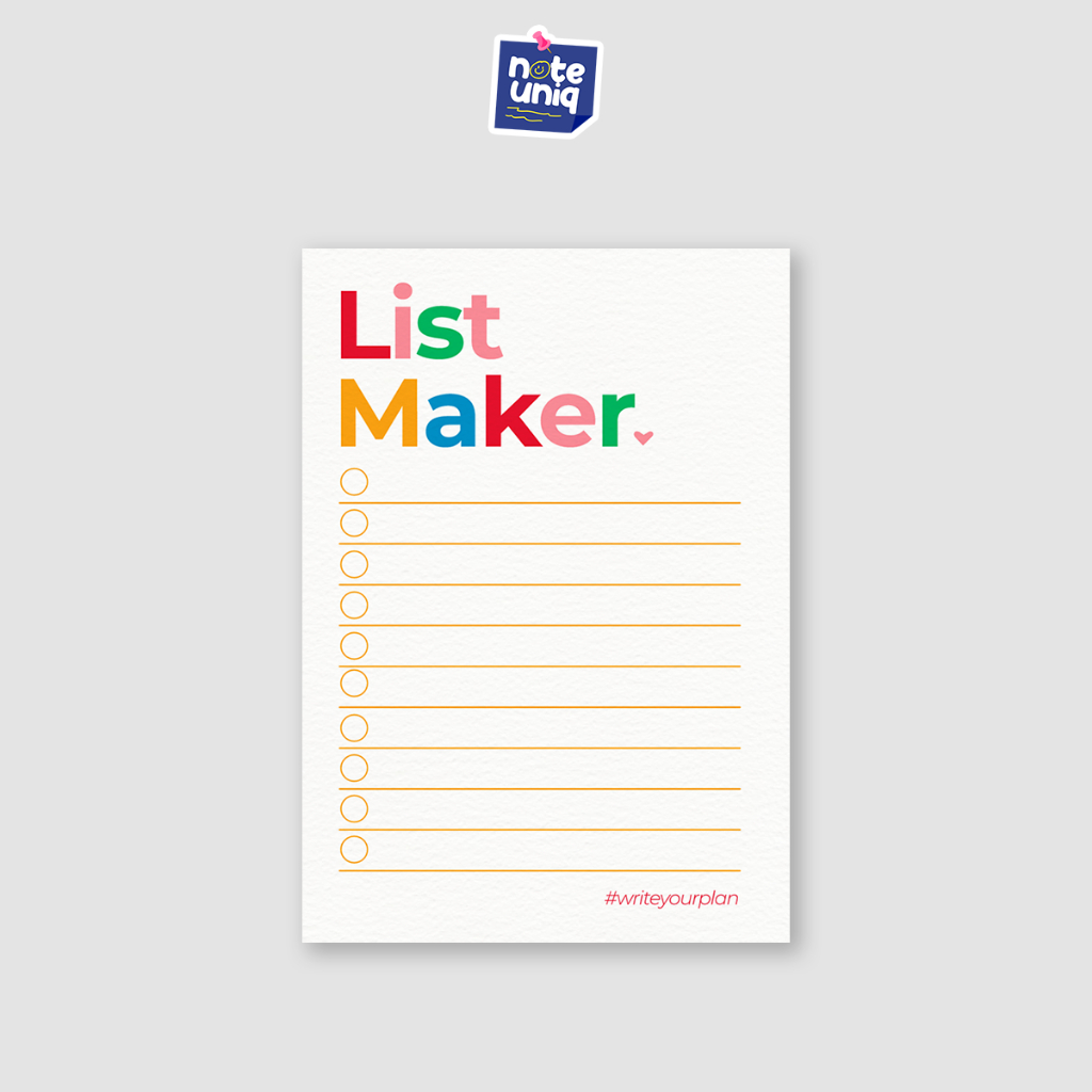 Jual Notepad Memopad List Maker NP0125 - Isi 50 Lembar | Shopee Indonesia