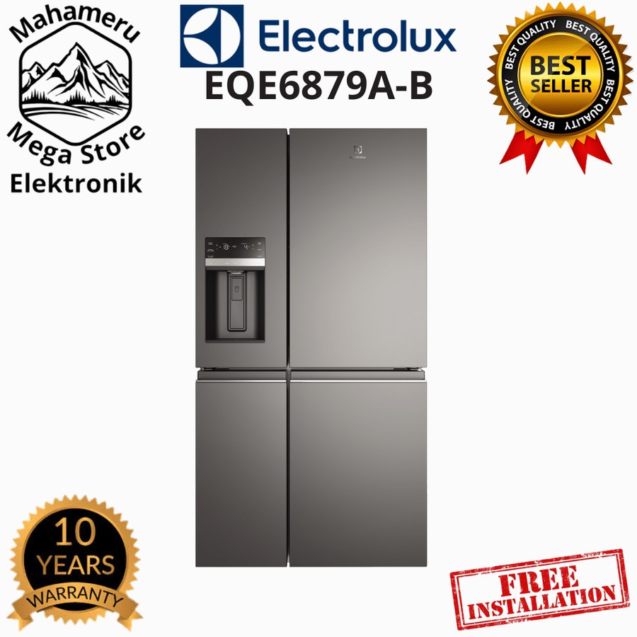 Jual Kulkas Electrolux EQE6879A-B 609L Kulkas Multidoor | Shopee Indonesia