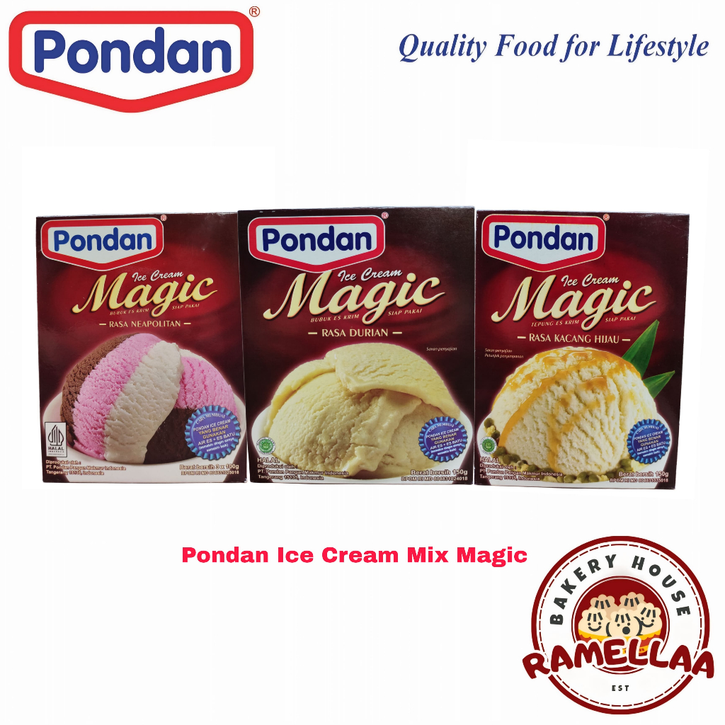 Jual Pondan Ice Cream Magic 150gr (All Varian Rasa) | Shopee Indonesia