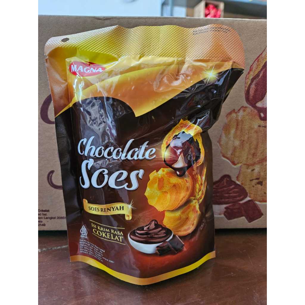 Jual Kue Sus Cokelat Soes Magna 30gr | Shopee Indonesia