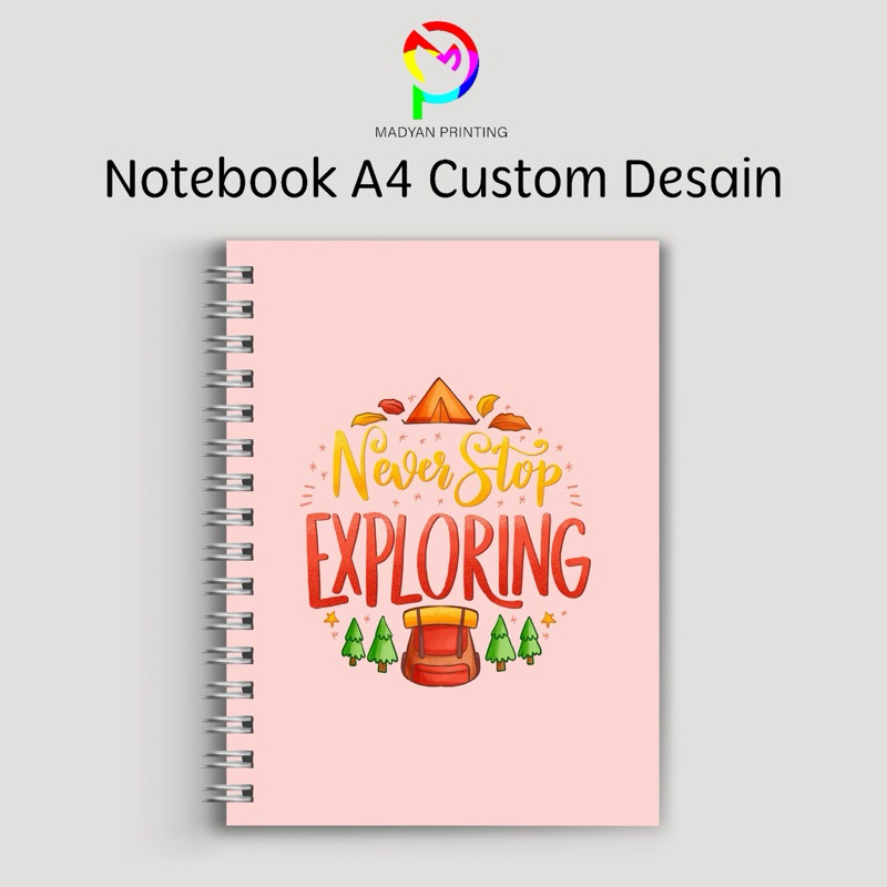 Jual NOTEBOOK A4 CUSTOM DESAIN | Shopee Indonesia