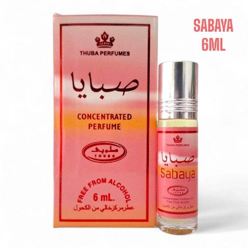 Jual Parfum Sabaya THUBA Kemasan 6ml - Minyak Wangi Arabian Non alcohol | Shopee Indonesia