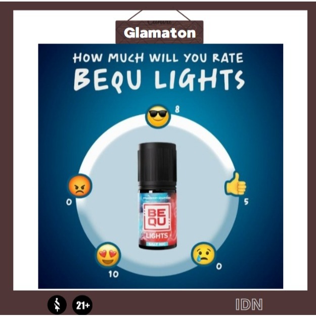 Jual BEQU LIGHTS V1 STRAWBERRY HONEYDEW SALTNIC 30ML BEKU LIGHTS ...