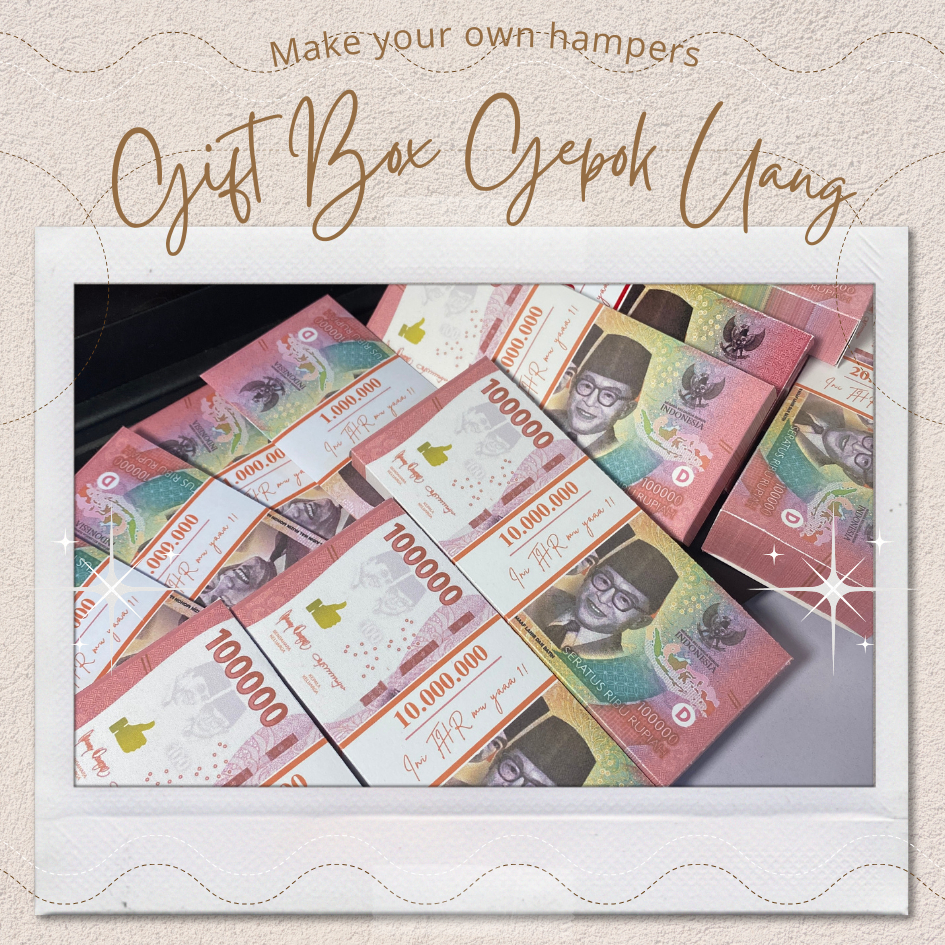 Jual BOX dan amplop Berbentuk Gepok uang THR 1-20 JT | BOX THR |Happy ...