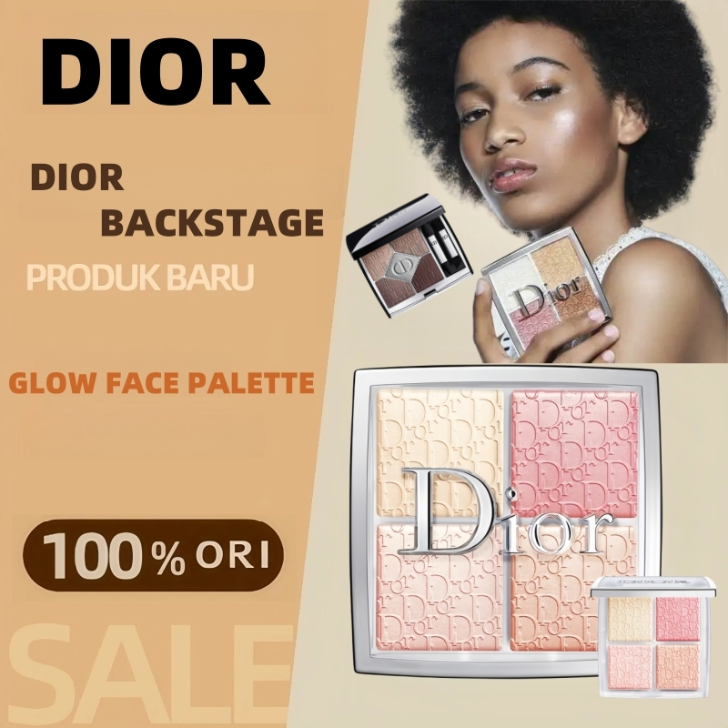 Jual 【100% Original】Dior Backstage Glow Face Palette 10G/Dior Eyeshadow Palette/Dior five ...