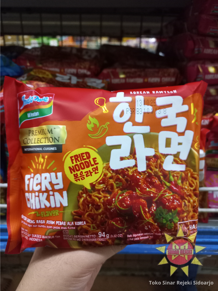 Jual Indomie Korean Fiery Chikin Pedas Goreng 94 gram | Shopee Indonesia