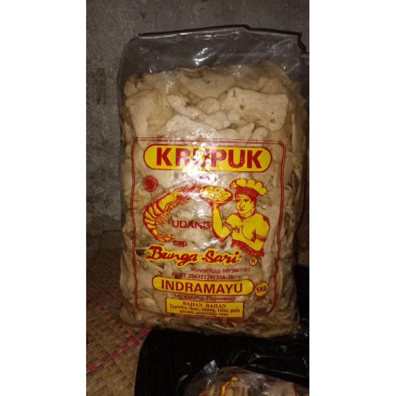 Jual Kerupuk Udang Bunga Sari Pecahan 1 bal isi 5kg | Shopee Indonesia