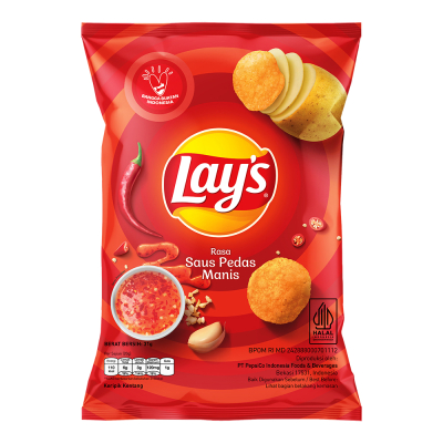 Jual Lay's Keripik Kentang Rasa Saus Pedas Manis 31 g | Shopee Indonesia