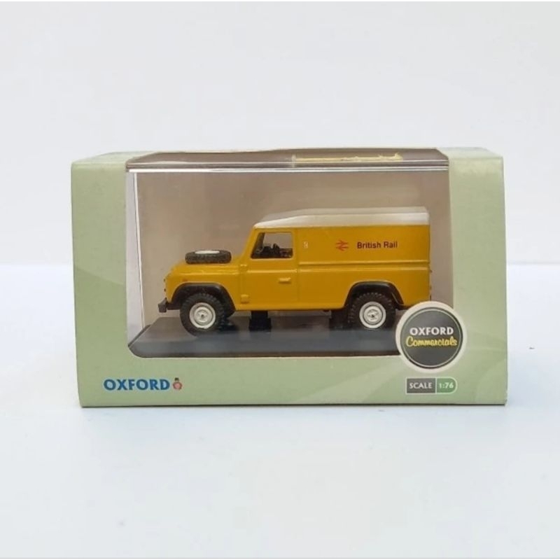 Jual oxford land rover defender 110 british rail 1:76 diecast (t ...