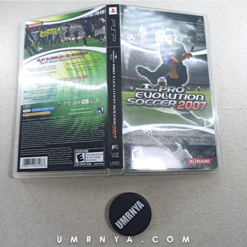 Jual BOX & BOOKLET ONLY, Kaset PSP UMD CD Winning Eleven Pro Evolution ...