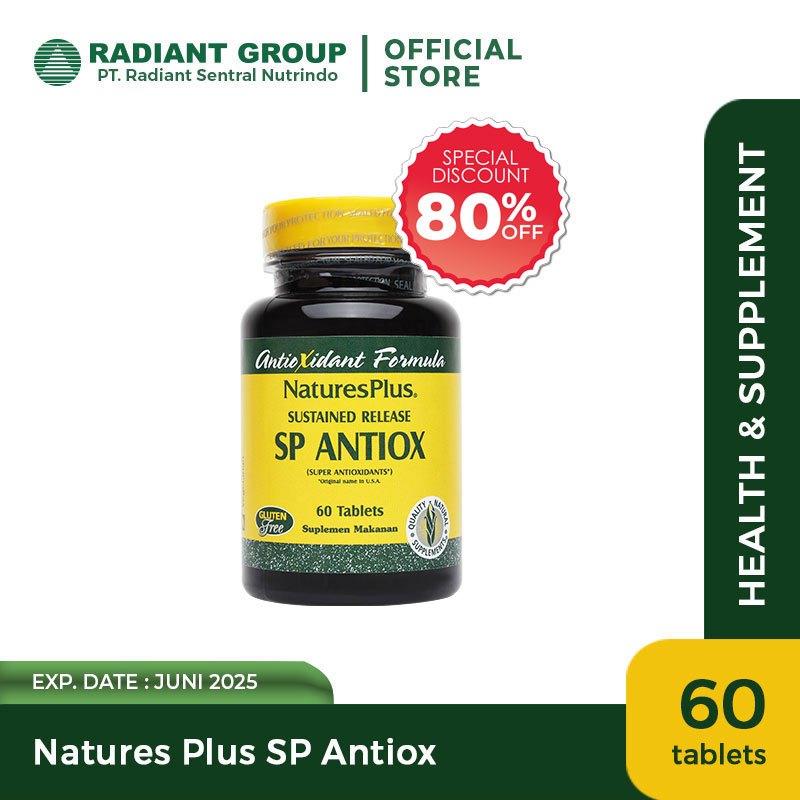 Jual Natures Plus SP Antioxidant - 60 Tablets [Exp. 06/25] | Shopee ...