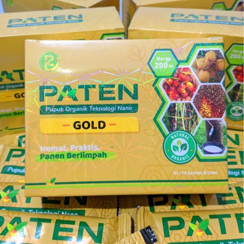 Jual PUPUK ORGANIK PATEN GOLD 1 BOX ISI 12 SACHET / PUPUK CAIR ORIGINAL ...