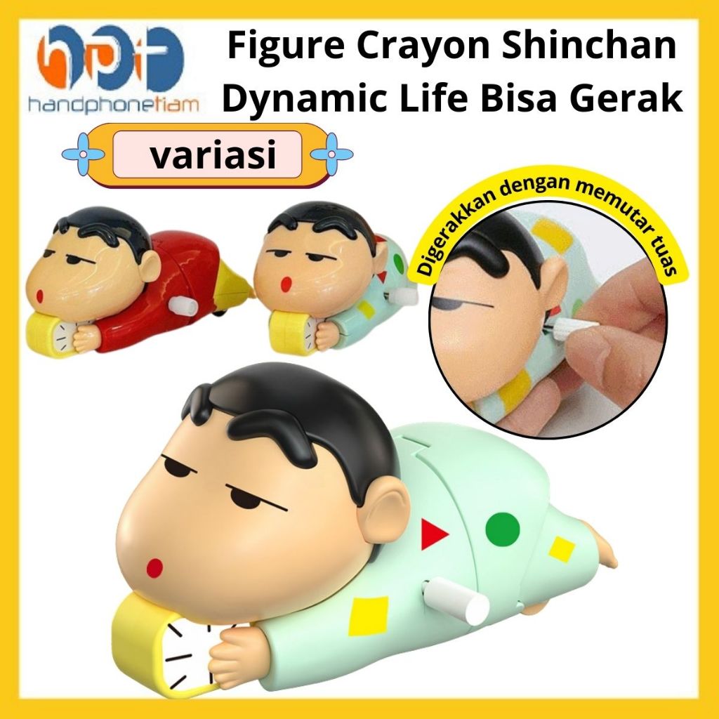 Jual Mainan Crayon Shinchan shin chan gerak lucu mainan putar Crayon ...