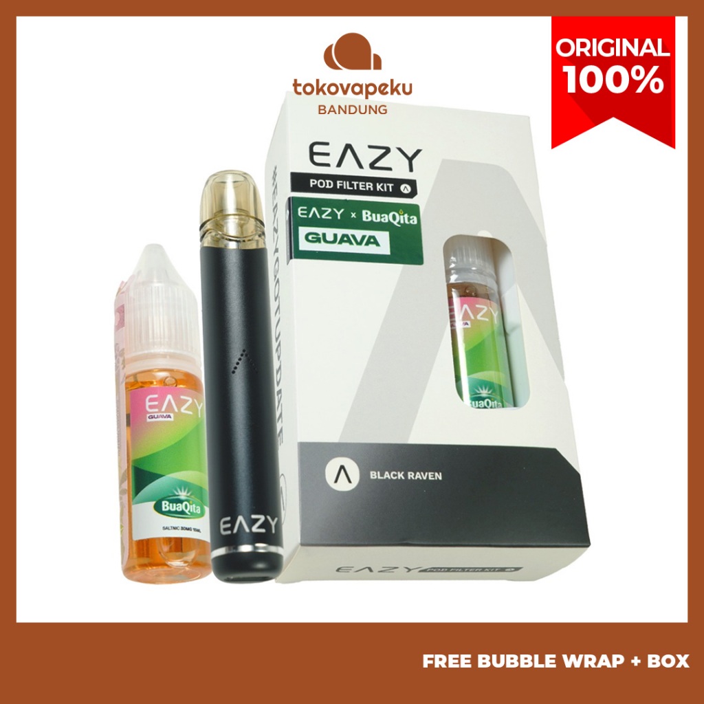 Jual EAZY POD FILTER KIT BUNDLING (BLACK + STAWBERRY) ORIGINAL by EAZY ...