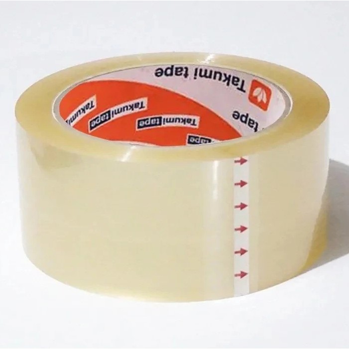 Jual Lakban Putih Bening Besar 45mm x 100 Yard tidak Mudah Putus | Shopee Indonesia