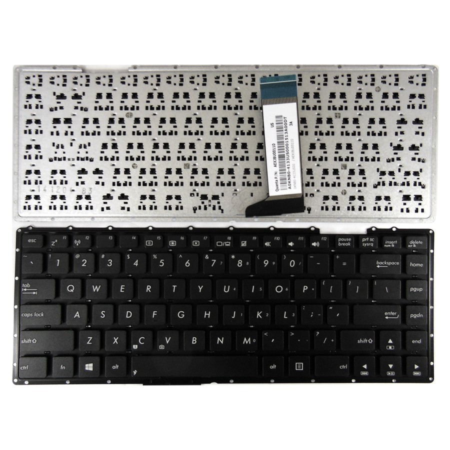 Jual Keyboard Asus X451 X453M X456 X455LD X452E Socket Pendek Black ...